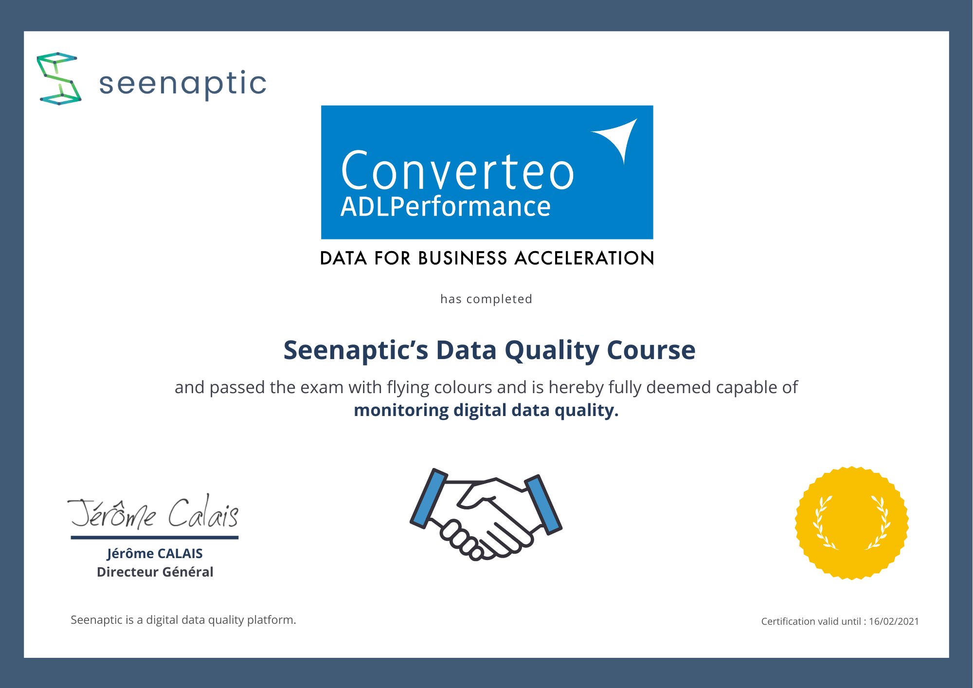 Converteo devient le premier Seenaptic Certified Partner - Converteo