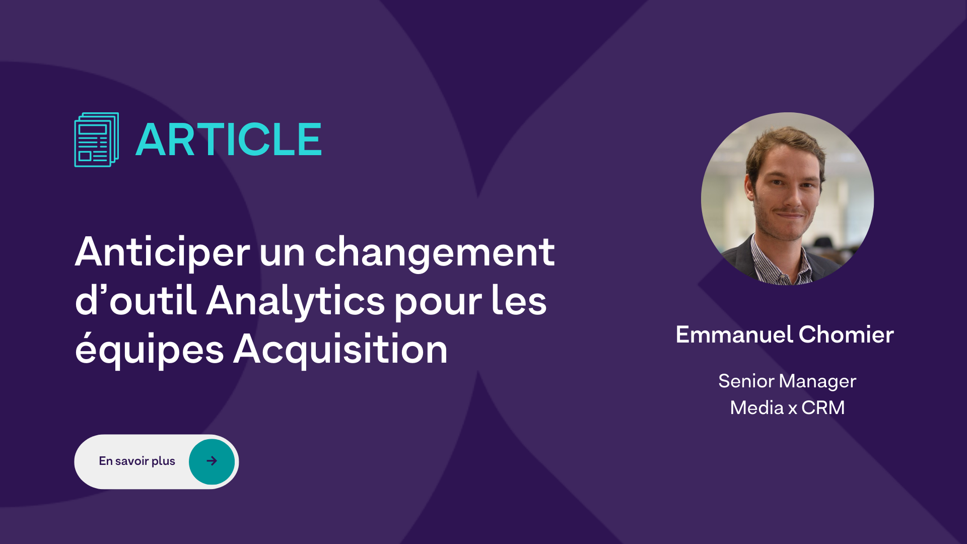 Anticiper un changement d'outil Analytics | Converteo