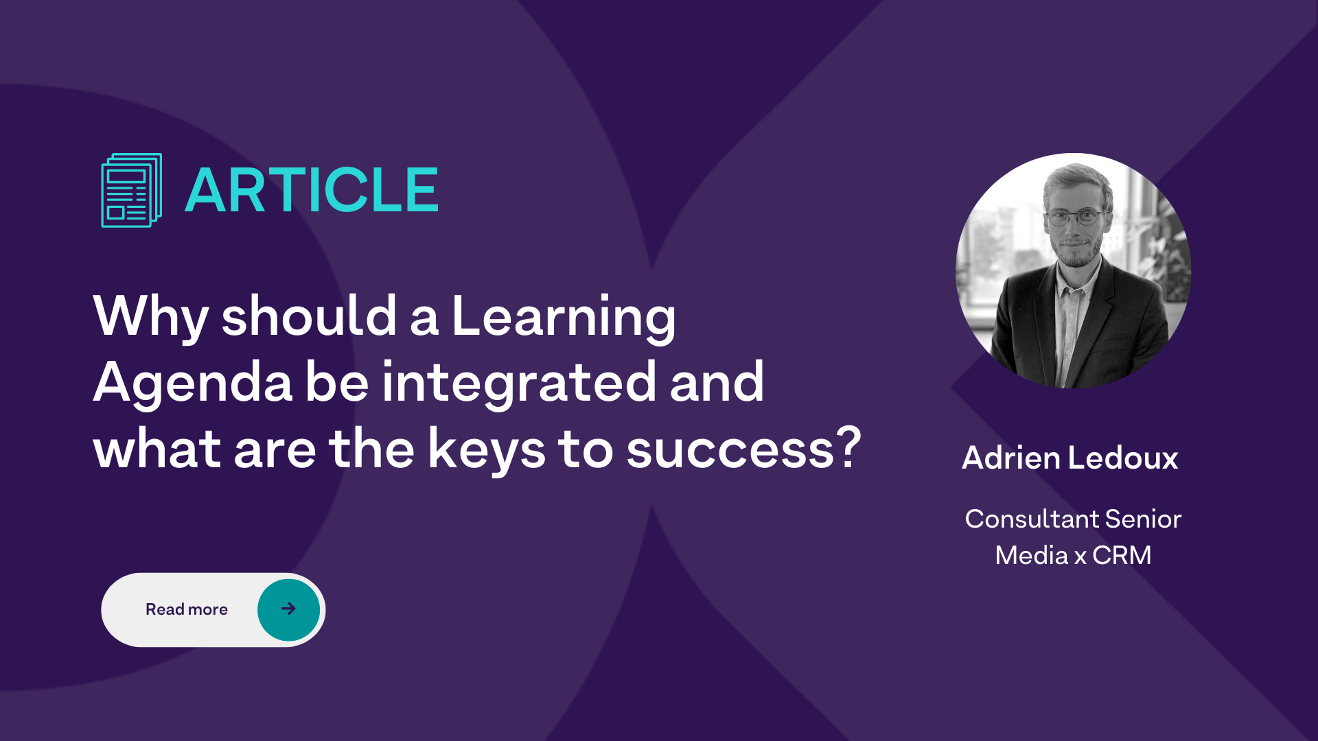 Learning Agenda and keys to success | Converteo